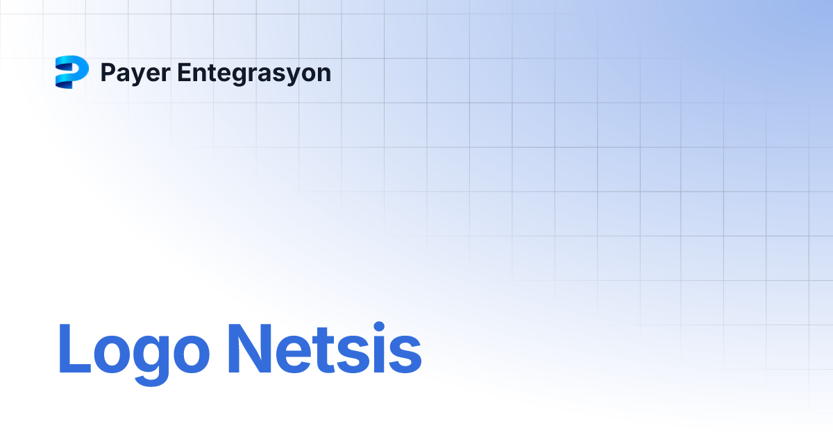 Logo Netsis | Payer Entegrasyon